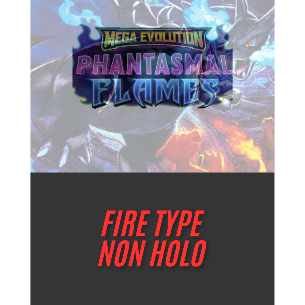 Phantasmal Flames - Fire Type Non Holo | Shopee Philippines