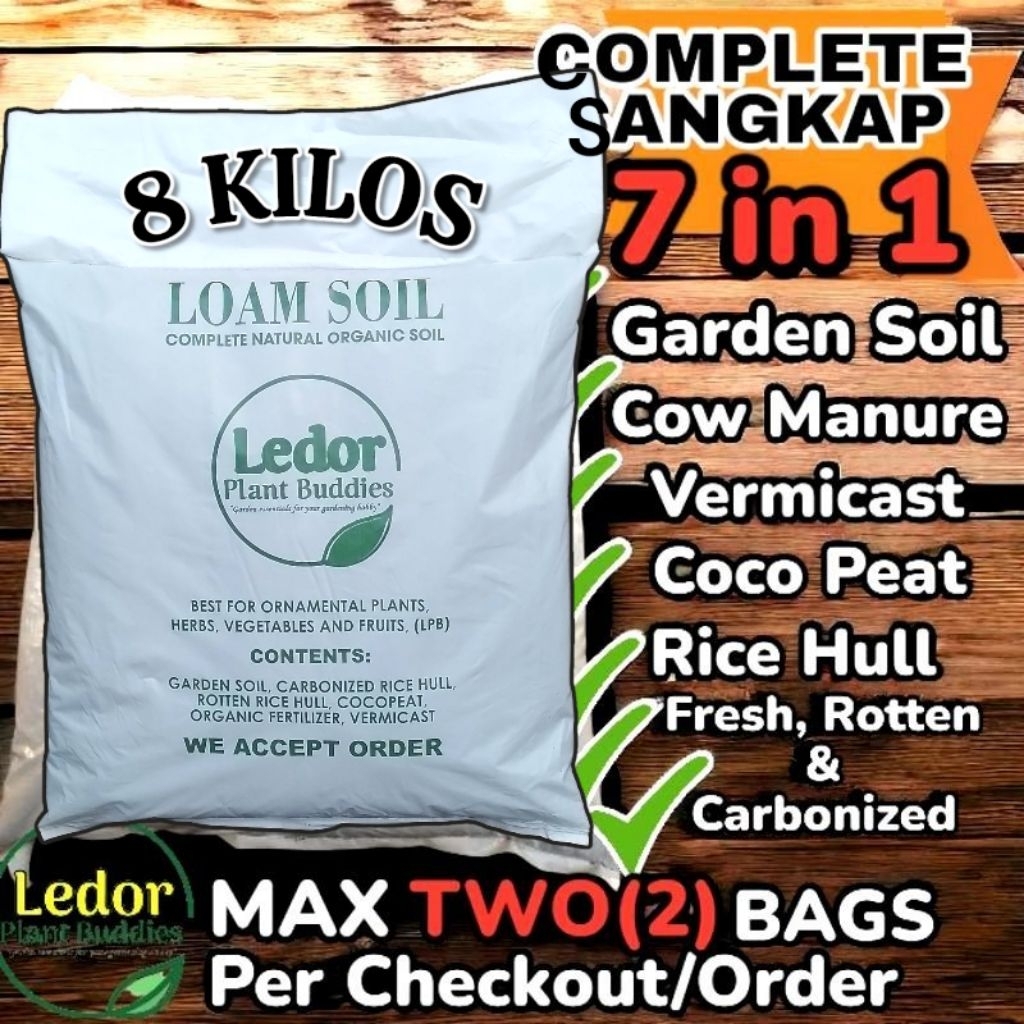 Loam Soil 8 kilos Complete Ingredients Lupa pang Halaman Organic for ...