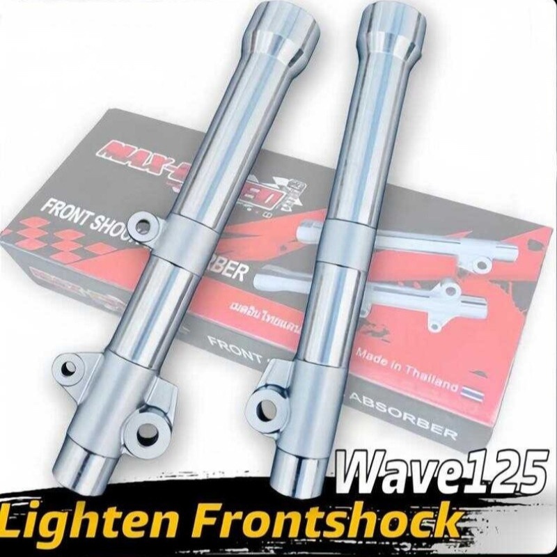 2PCS Wave125 Lighten Front Shock Outer Tube for Honda Alloy Aluminum ...