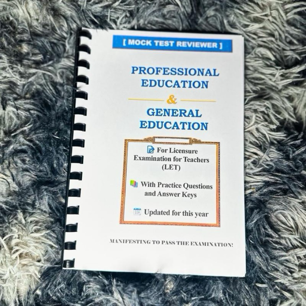 MOCK EXAM for LET (GEN.ED and PROF.ED) | Shopee Philippines