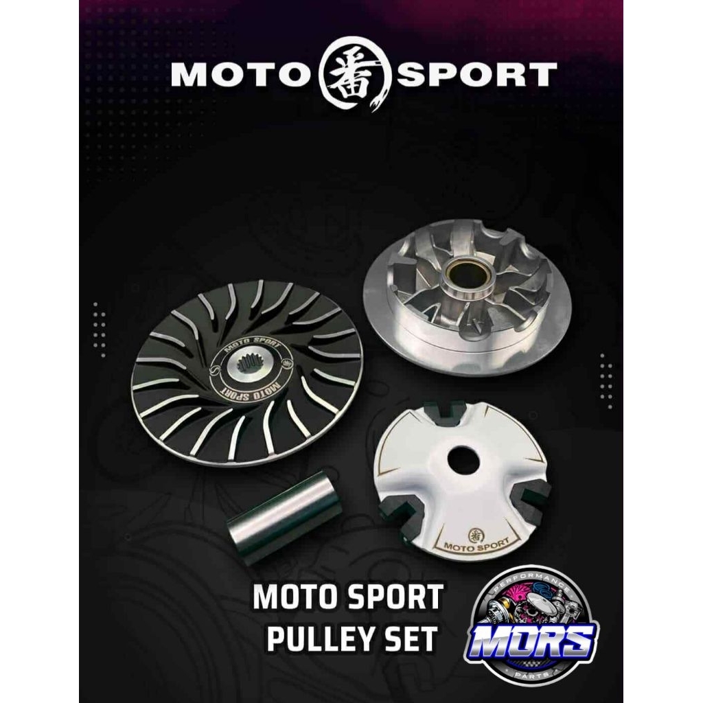Moto Sport Pulley Set with Bushing for Aerox V1 V2 V3 / Nmax V.1 V.2 V ...