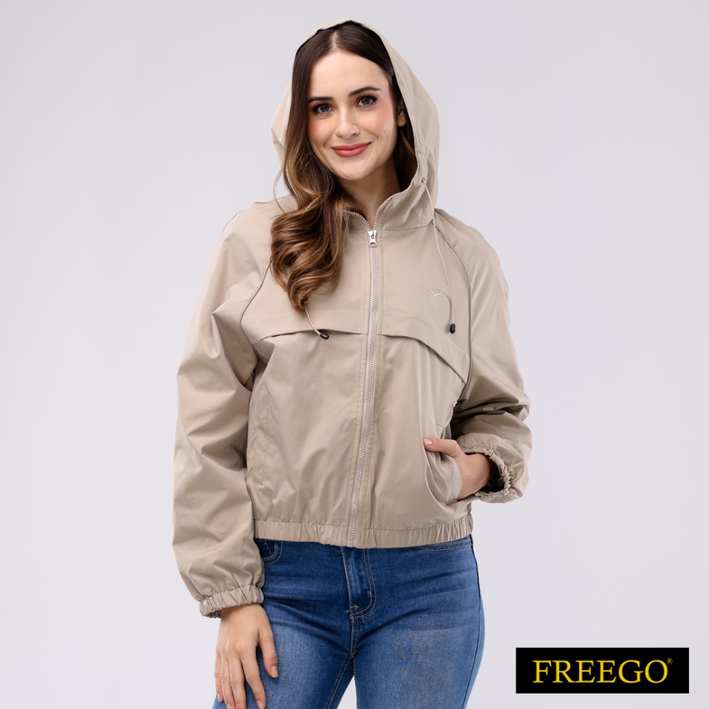 Freego Ladies Long Sleeve Jacket W/ Hood APT10-0070 [Jacket] | Shopee ...