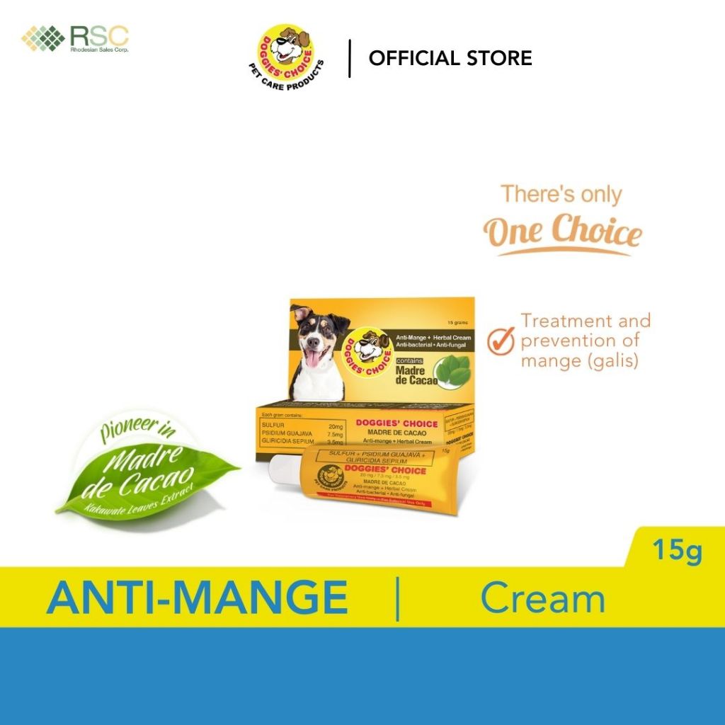 Doggies Choice Anti-mange (Galis) Madre de Cacao Herbal Cream | Shopee ...