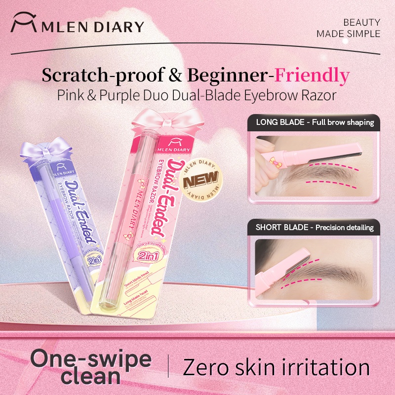 MLEN DIARY Eyebrow Razor Ladies Dedicated Double-Headed Eyebrow Razor ...