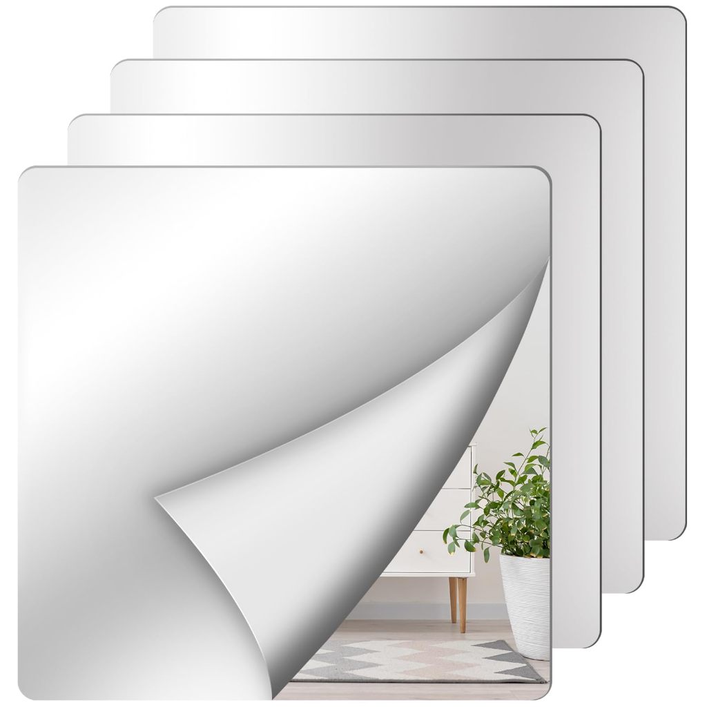 FOCANO Acrylic Wall Mirror wall-mountable Suitable for bedrooms and ...