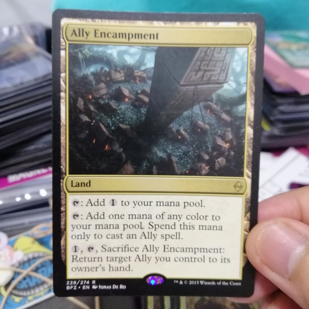 1 PLAYED Ally Encampment BFZ MTG card magic the gathering EDH | Shopee ...
