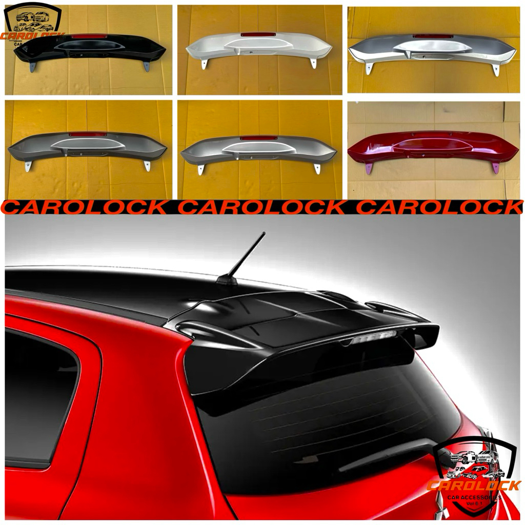 Mitsubishi Mirage Hatchback 2014 - 2025 Spoiler with Light | Shopee ...