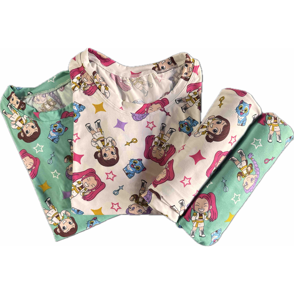 Kpop Demon Hunters Terno Pajama for Kids Girls Design | Shopee Philippines