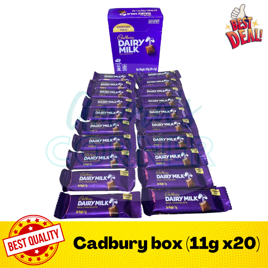 Cadbury 11grams(box) | Shopee Philippines