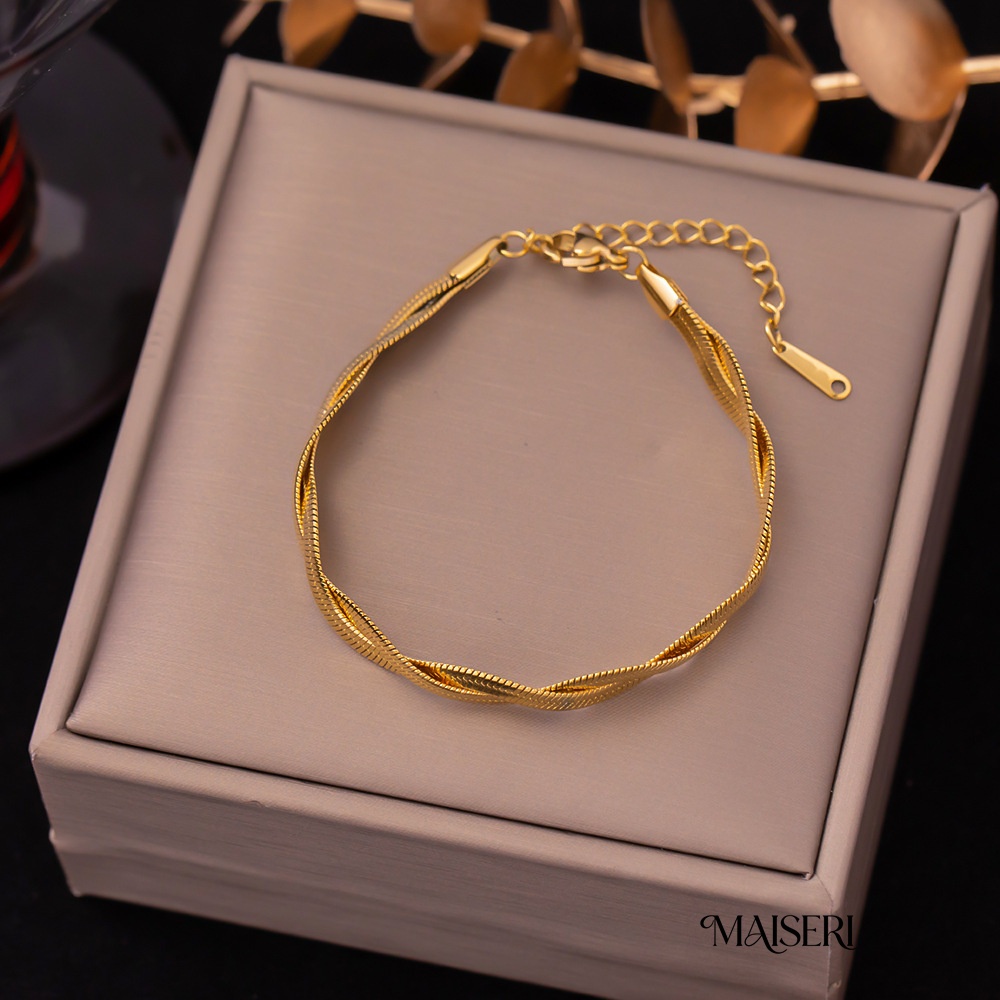 European style design simple and unique snake-shaped chain for women ...