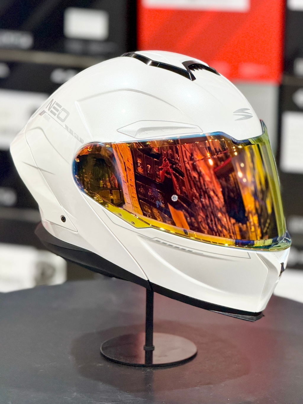 Spyder Neo Icon Modular Dual Visor Helmet for Motorcycle (Free Clear ...