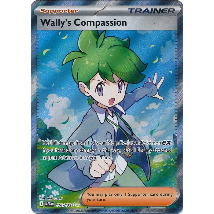 Wally's Compassion (Full Art) - 176/132 Pokemon » Mega Evolution Ultra ...