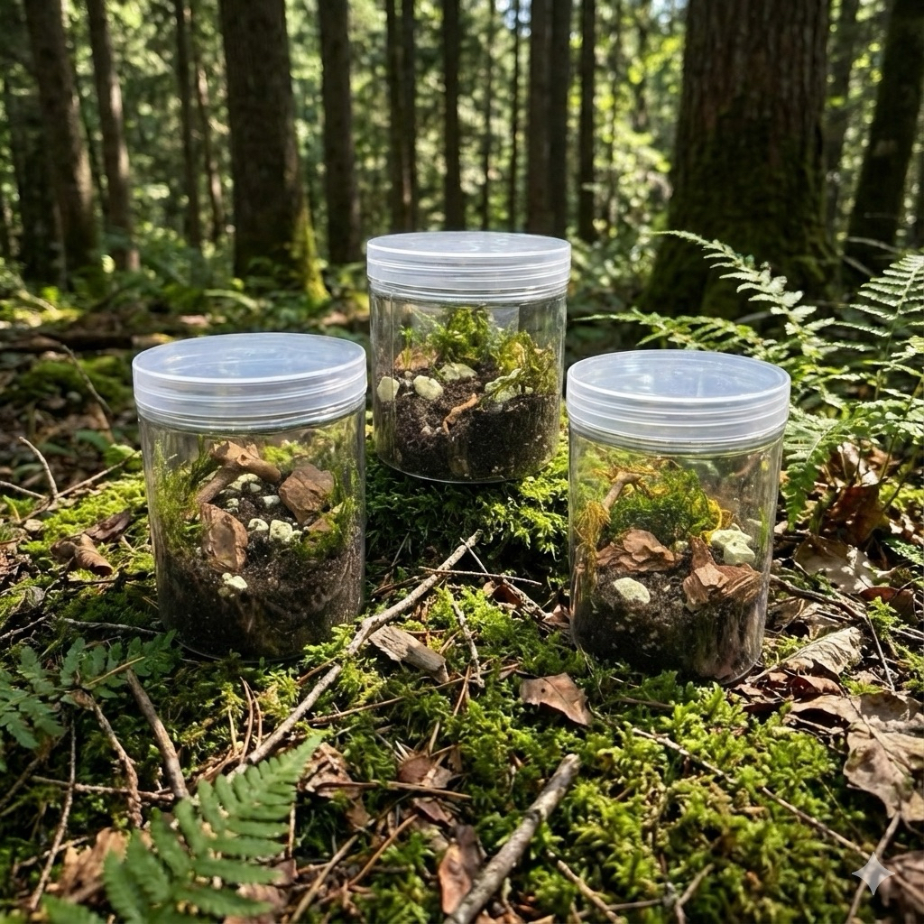 Mini Terrarium Set for Springtails and Isopod/ for Science School ...