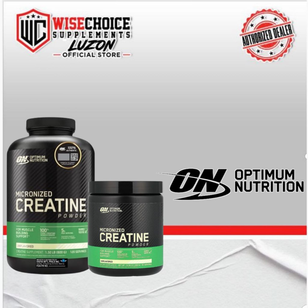 OPTIMUM NUTRITION MICRONIZED CREATINE POWDER | Shopee Philippines