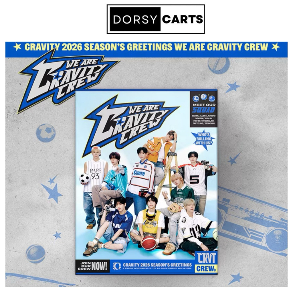 [ONHAND] CRAVITY “WE ARE CRAVITY CREW” 2026 SEASON’S GREETINGS | Shopee ...