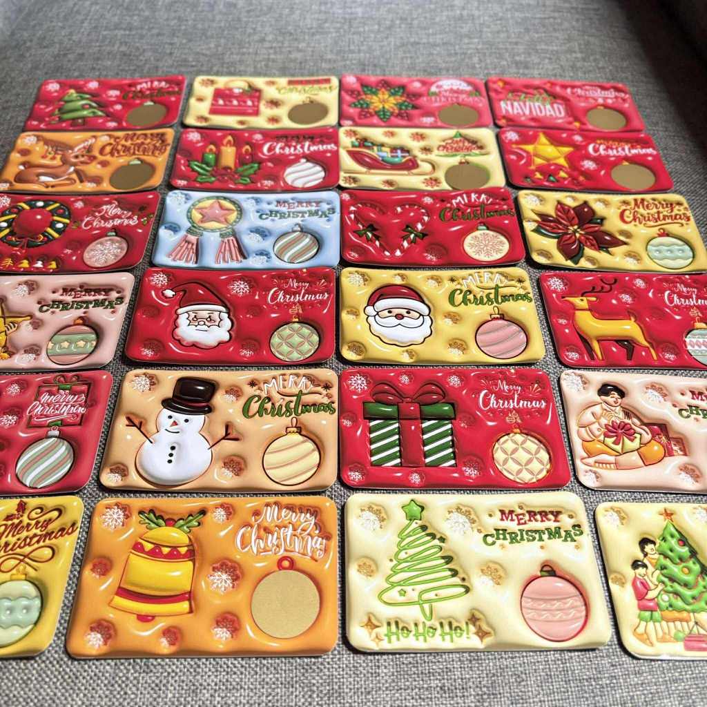 10PCS XMAS SCRATCH CARD . CHRISTMAS SCRATCH IT CARD. (see description ...