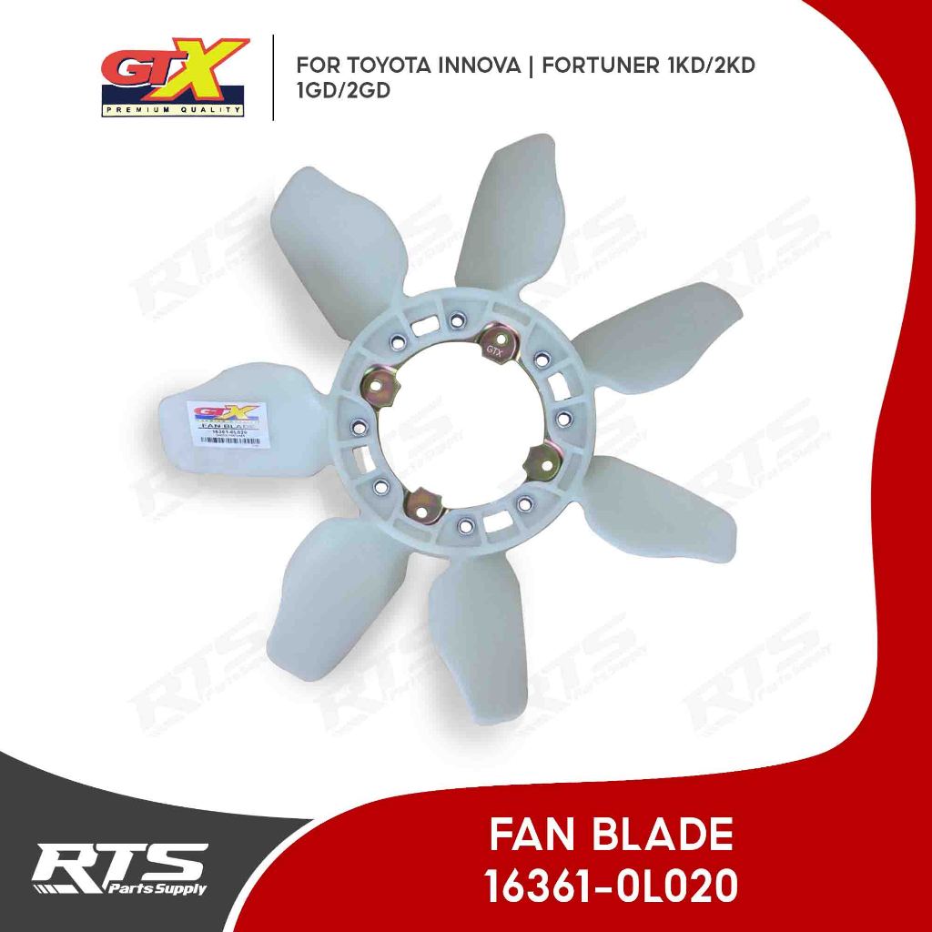 GTX FAN BLADE for TOYOTA INNOVA | FORTUNER 1KD/2KD | 1GD/2GD 16361 ...