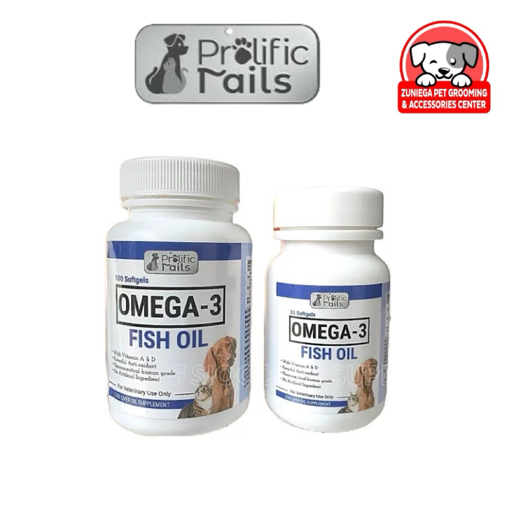 Omega 3-K9 Fish Oil Supplement for Dogs & Cats 30 Soft Gels | Shopee ...