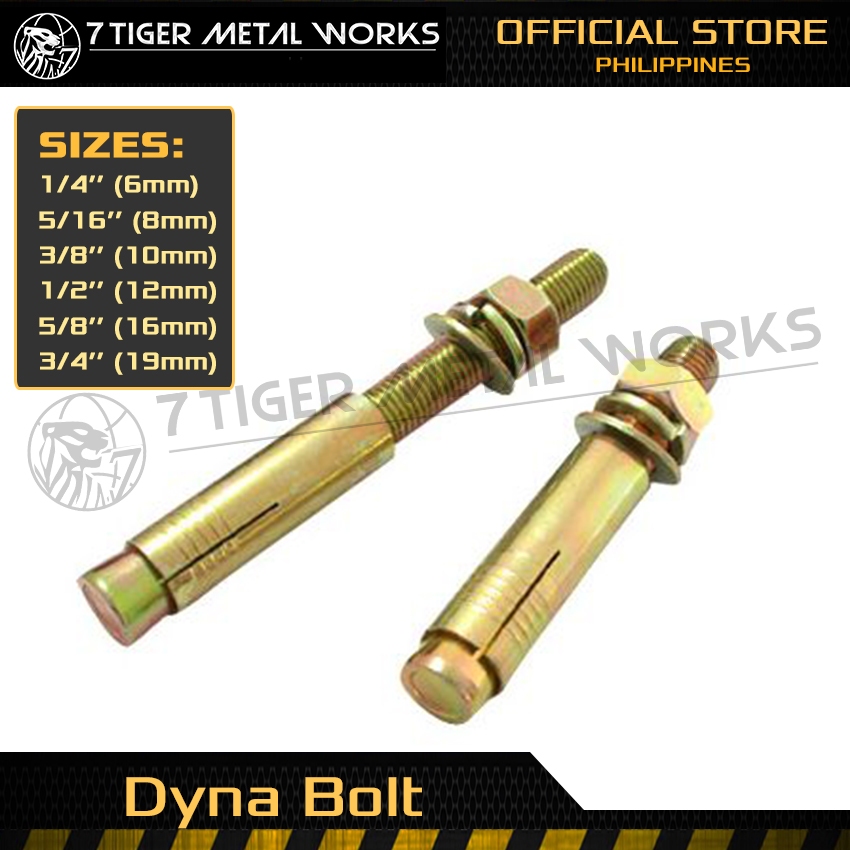 Dyna Bolt Eagle Bond 1/4 to 1/2 inches / Concrete Anchor Bolt ...