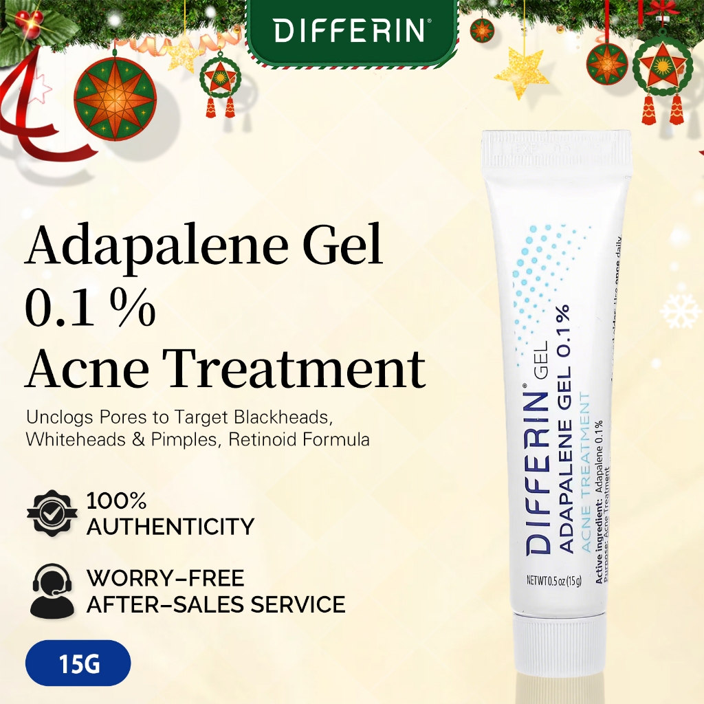 Differin Acne Treatment Gel 0.1% Adapale Retinoid Treatment for Face ...