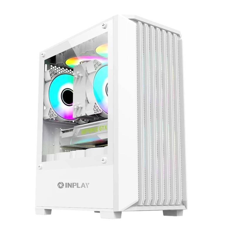 Inplay Meta A200 Black Micro ATX PC Case with 3 Rainbow Fans | Shopee ...