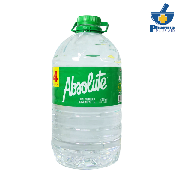 Absolute Distilled Drinking Water 4000ml (4L) | Shopee Philippines