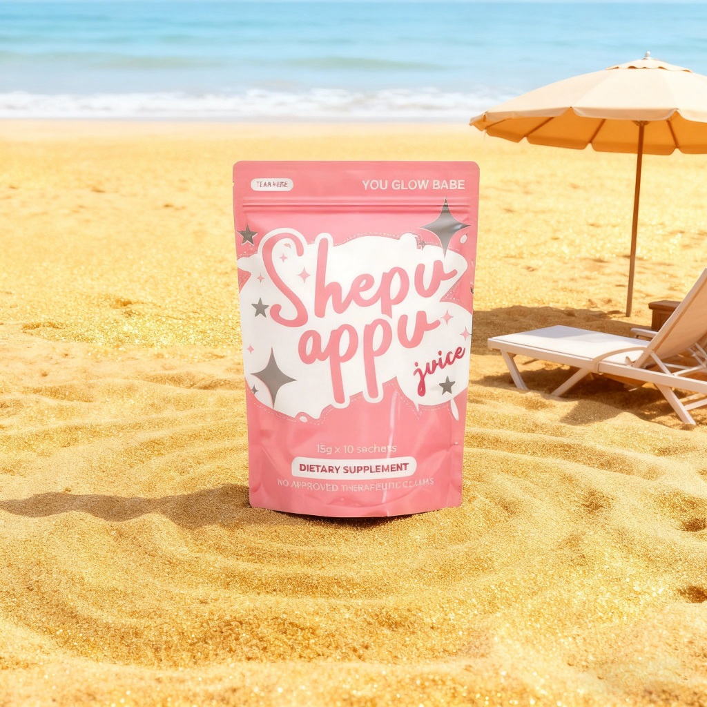 YOU GLOW BABE Shepu Appu Juice Supplement with Glutathione 15g x 10 ...