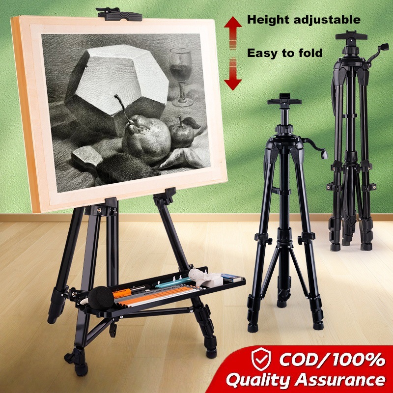 Thick Aluminum Easel Stand Folding Telescopic Easel Display /Painting ...