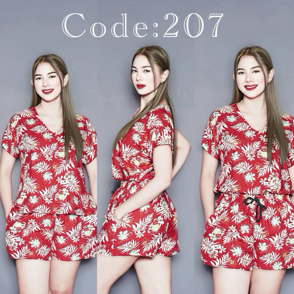 new design terno short and blouse | Shopee Philippines