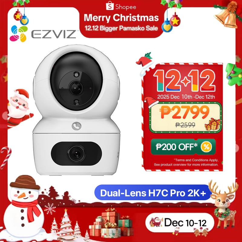 EZVIZ H7C Indoor Security CCTV Camera 5G WIFI Dual 2k+ 4MP Lens Smart ...