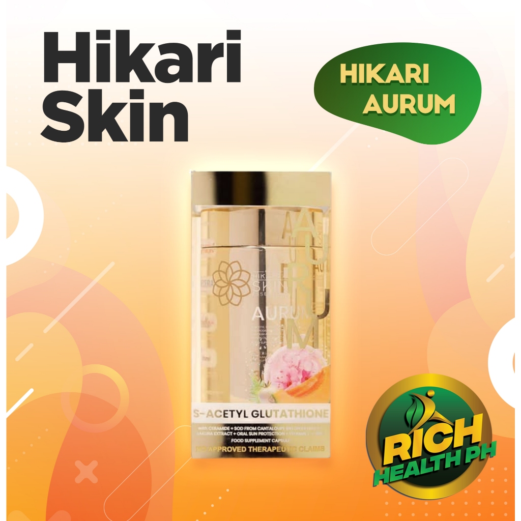Hikari Aurum S-Acetyl Glutathione 30caps with Emothion, Komecera ...