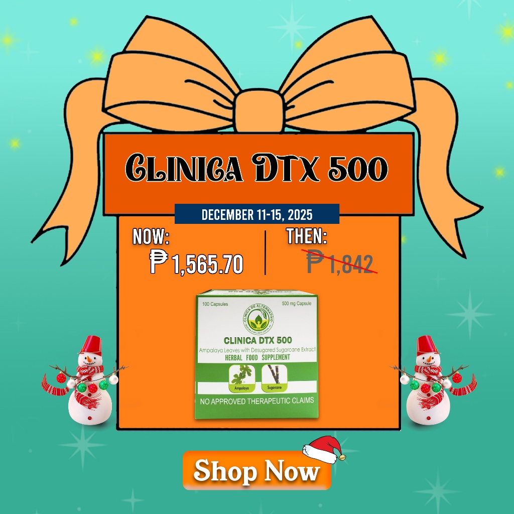 Clinica DTX 500 Ampalaya Leaves with Desugared Sugar Cane Extract Food ...