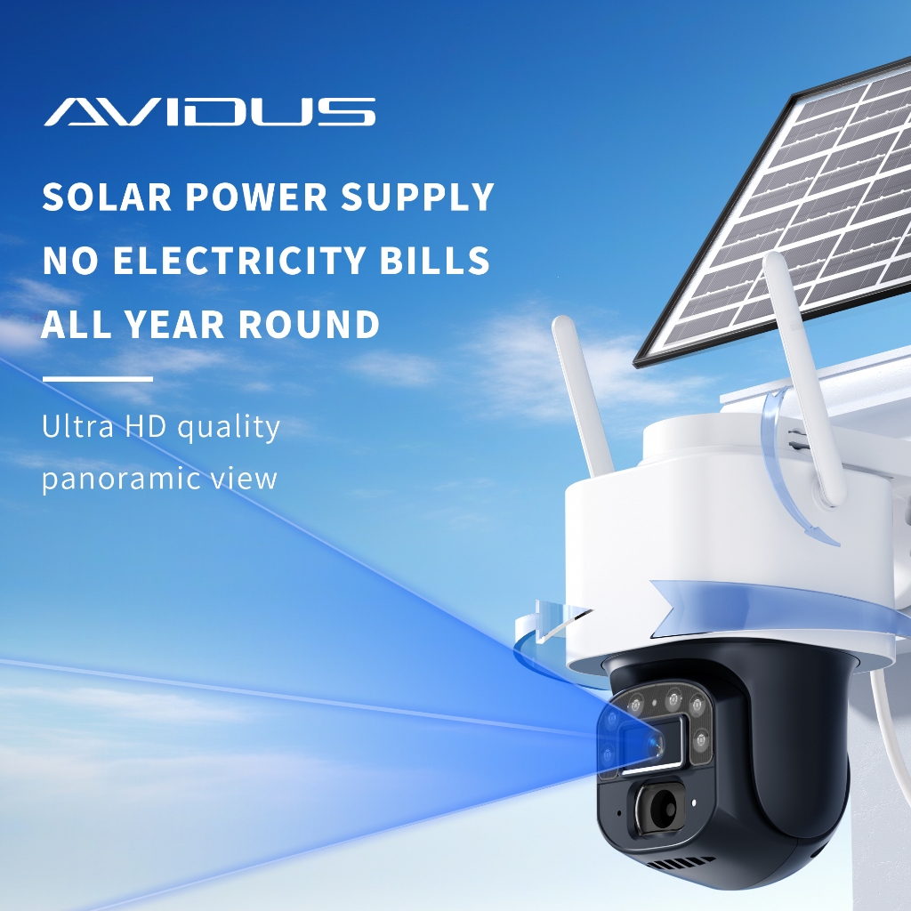AVIDUS x Yoosee T1 Solar CCTV Camera Wireless WIFI Outdoor Waterproof ...