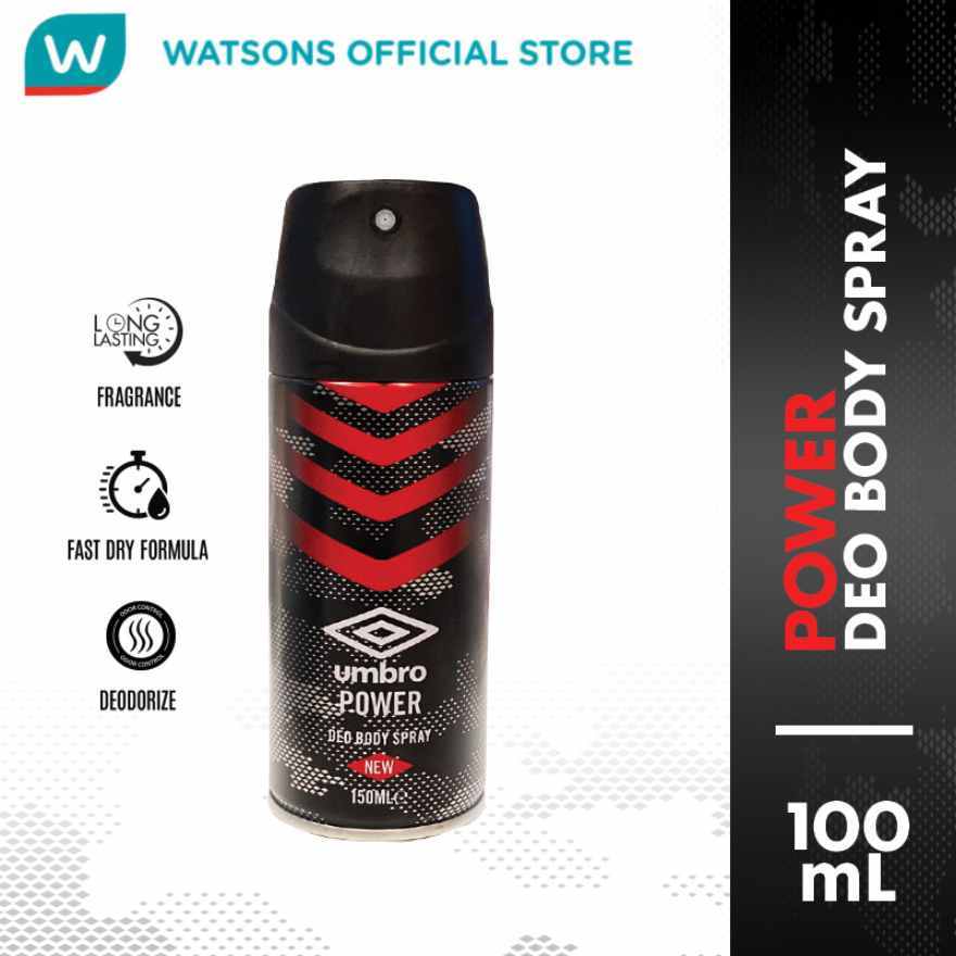 UMBRO Deodorant Body Spray Power 150ml | Shopee Philippines