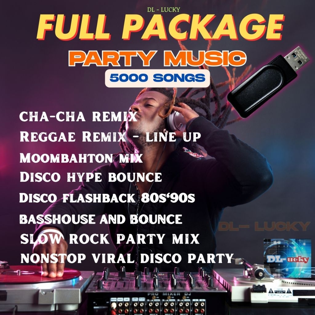 Full Package Party Music 5000 Songs Downloaded on Usb Flash Drive With ...