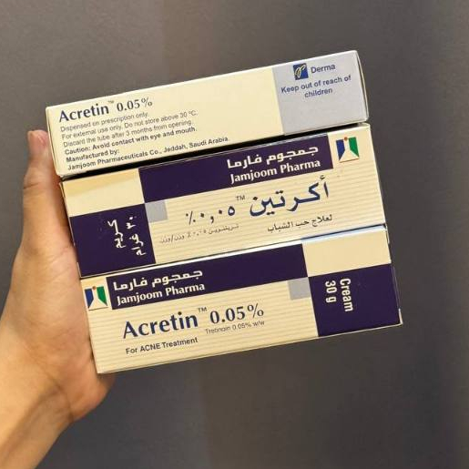 Acretin acne treatment Imported authentic 0.05% 30g | Shopee Philippines