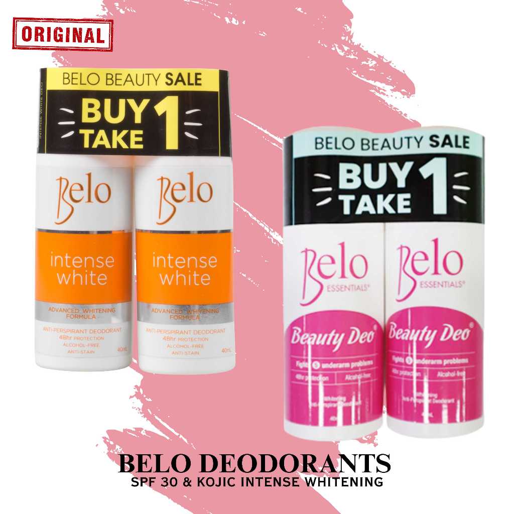 Belo Essentials Buy 1 Take 1 Intense White Deodorant & Beauty Deo Roll ...