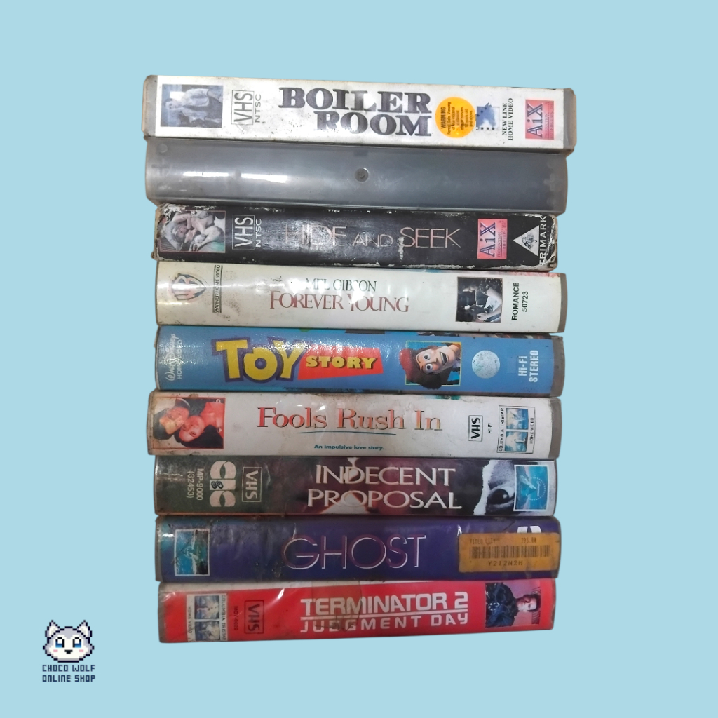 Pre-owned Old VHS Tapes 9pcs | Shopee Philippines