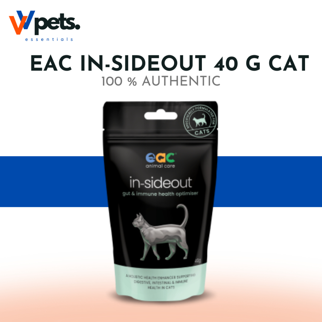 Eac Pet In-Sideout Probiotics Gut & Immune Health Optimiser For Cats ...