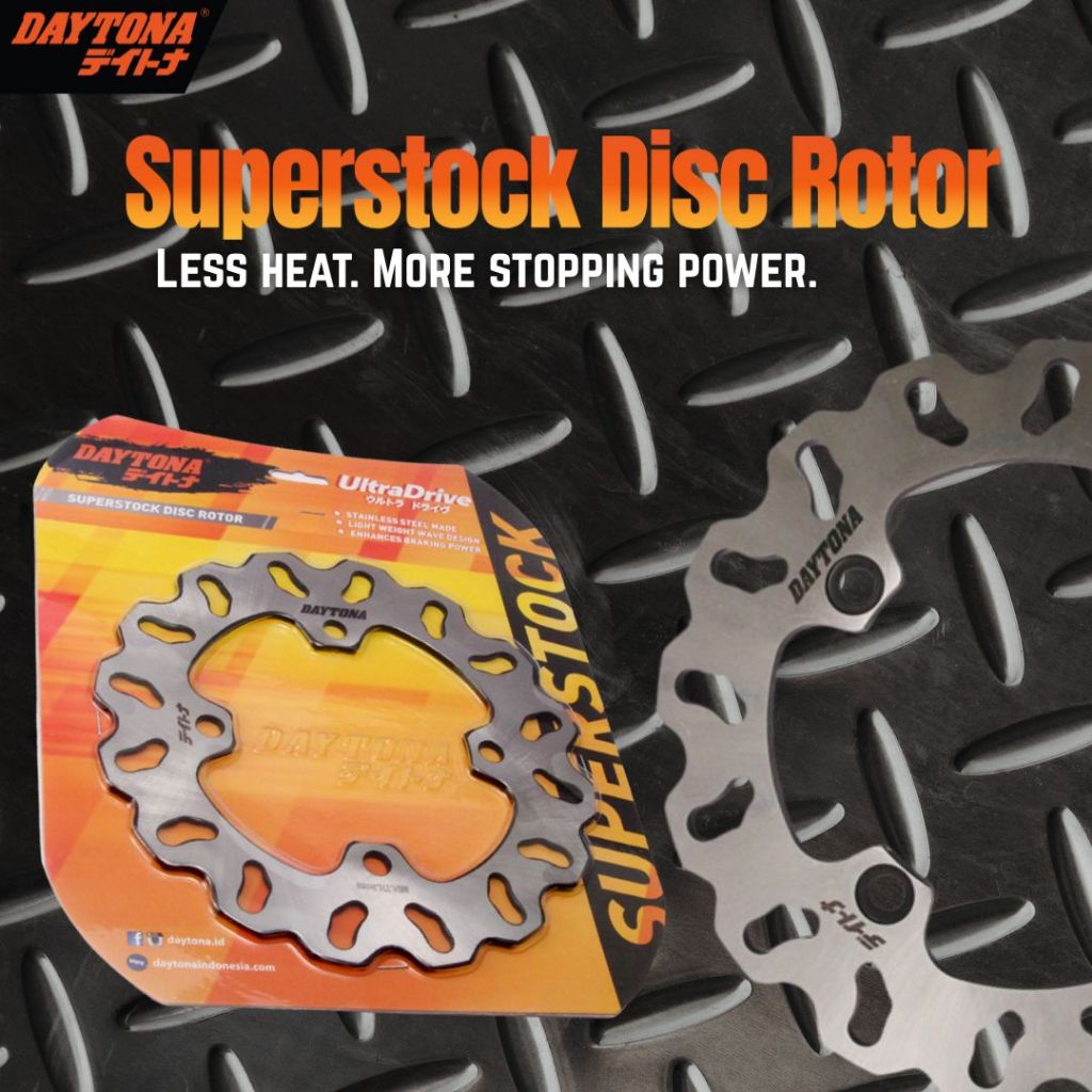 DAYTONA Wave Disc Rotor (Front) 230 x 4T, 3-HOLES N-Max V1, N-Max V2 ...