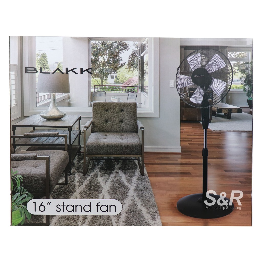 Blakk 16-inch Stand Fan BSPSF-16BLK | Shopee Philippines