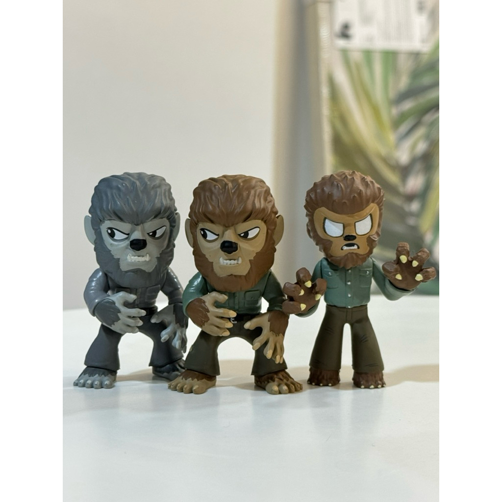 Funko Mystery Minis - Universal Monsters - The Wolfman set of 3 ...