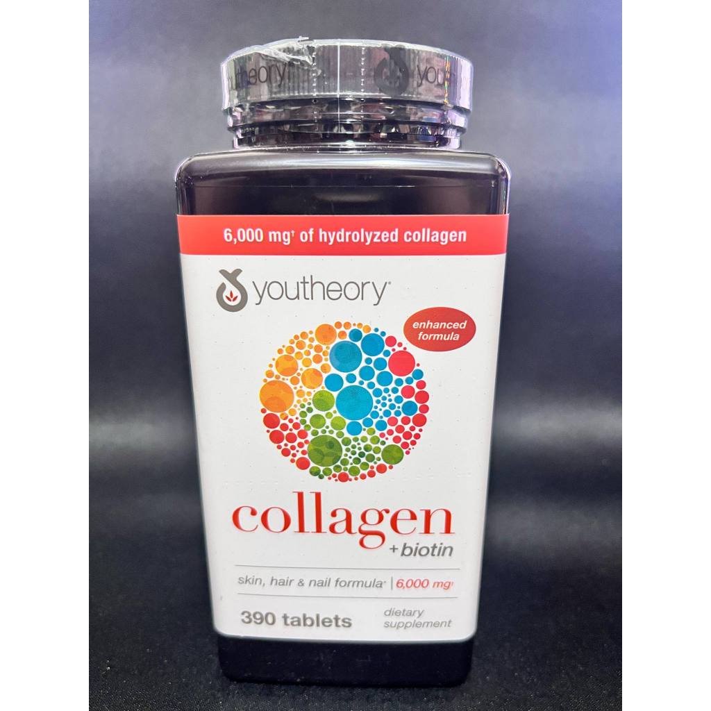 YOUTHEORY COLLAGEN 390 TABLETS PLUS BIOTIN | Shopee Philippines