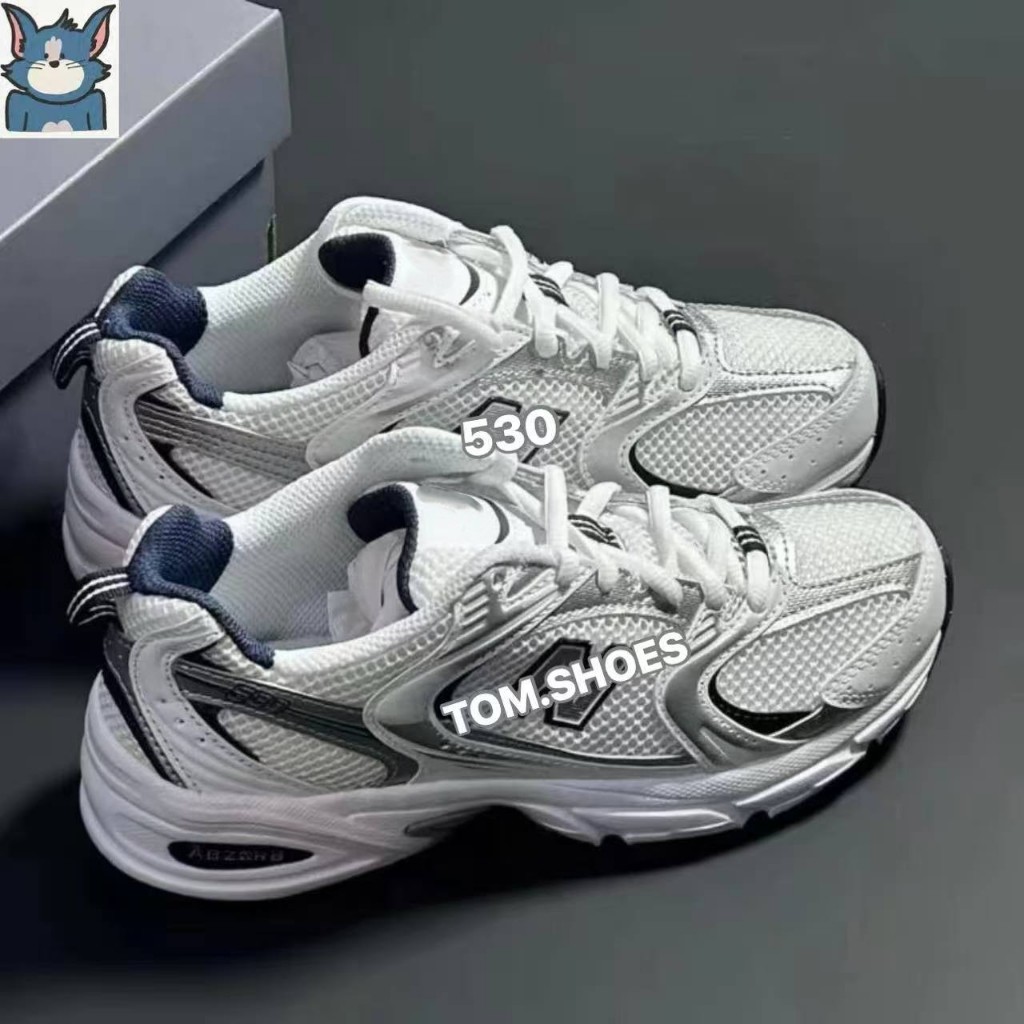 Size 35-44 Tom NB 530 White Black Shoes Sneakers Rubber Shoes For Men ...