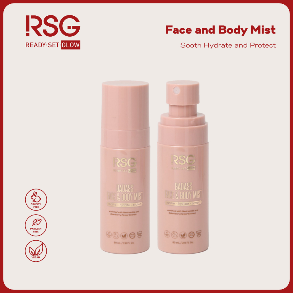 [ BEST SELLER ] READY SET GLOW RSG Badass Face and Body Mist | SPF 20 ...