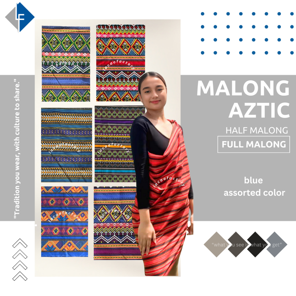 2026 Lacao Factory Ethnic Full Malong Half Malong Assorted Design and ...