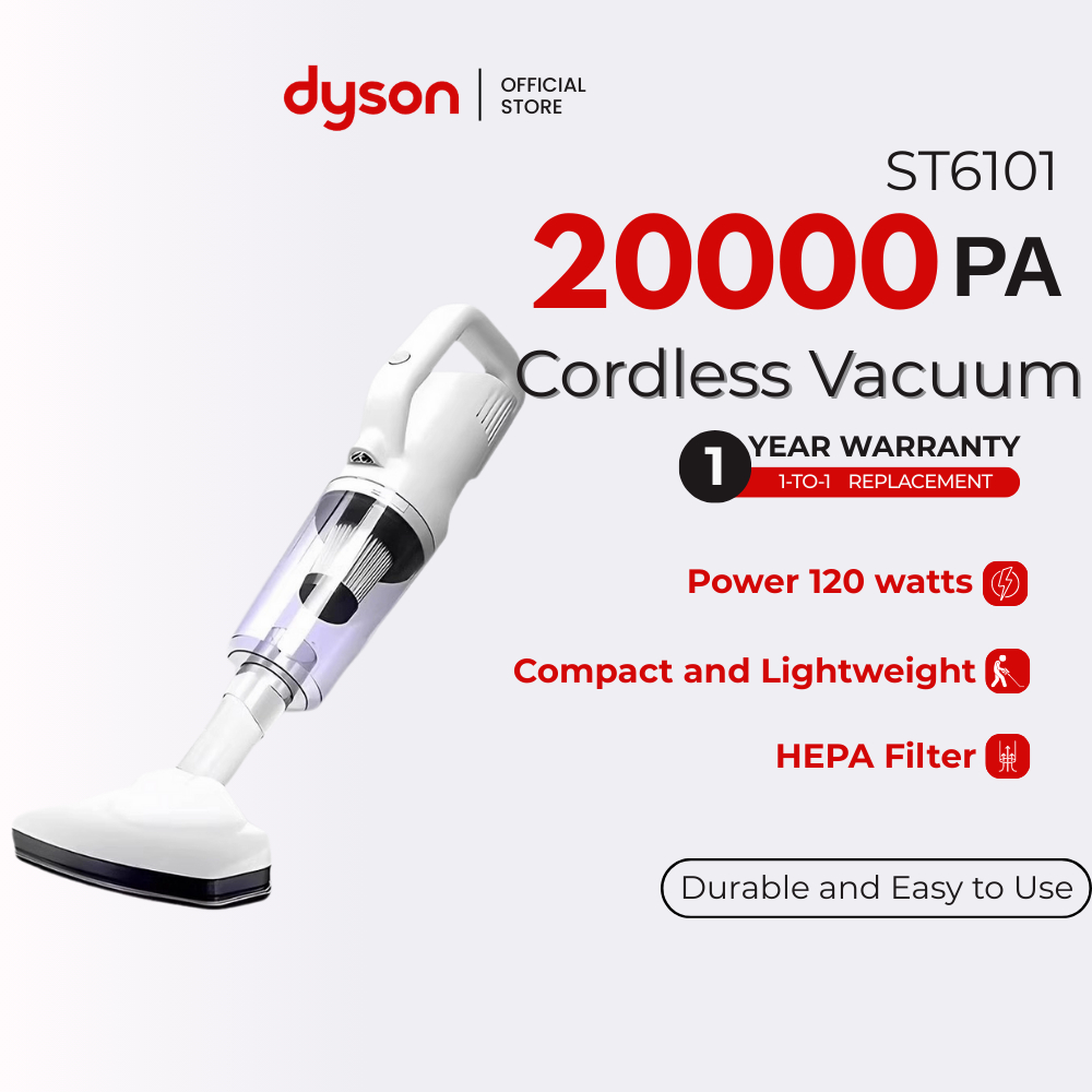 ST6101 PRO Cordless Vacuum Cleaner Handheld Car Home Sofa Carpet LED ...