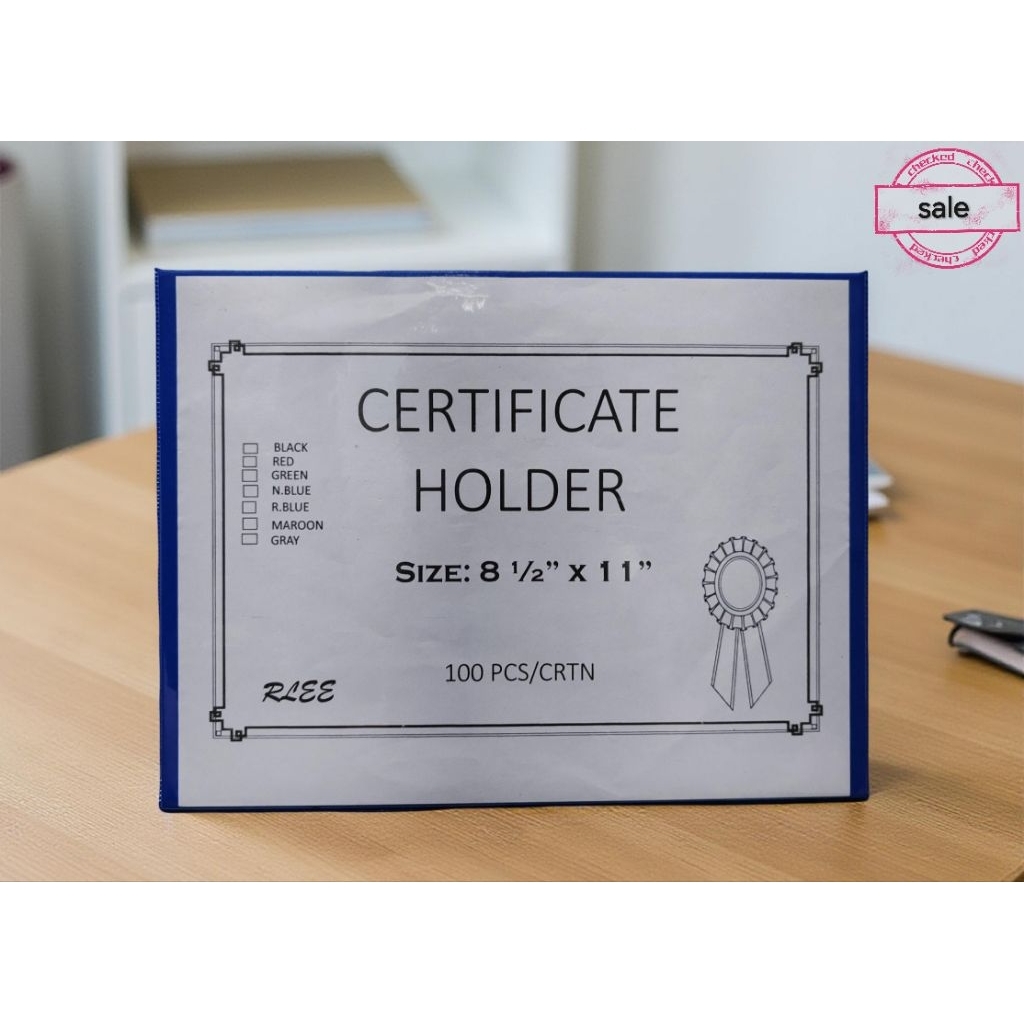 certificate holder A4 SIZE / SHORT SIZE RAMBO BRAND and RLEE BRAND ...