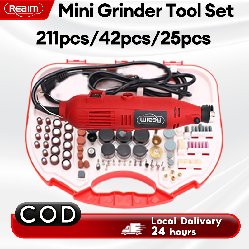 REAIM Mini Grinder Tool Set Porting Tool Set Mini Grinder 211pcs/42pcs ...