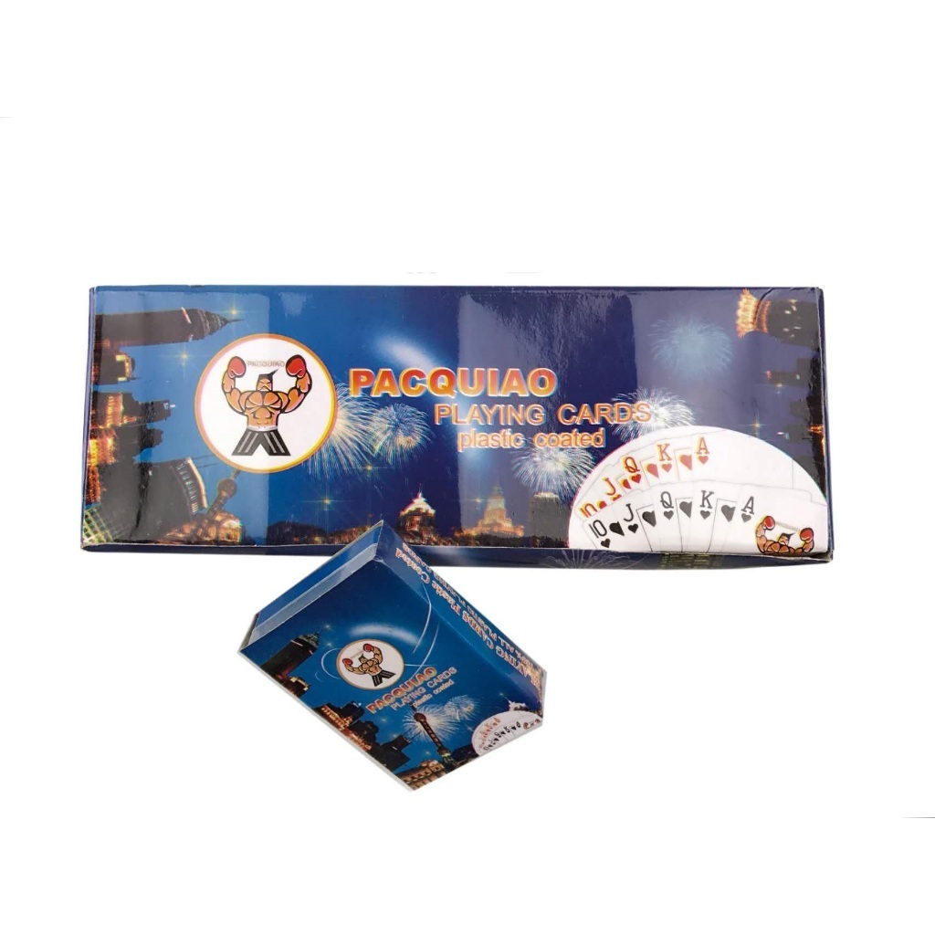 12pcs PER BOX Tuman 100% all plastic Pacquiao Playing Cards 12pcs ...